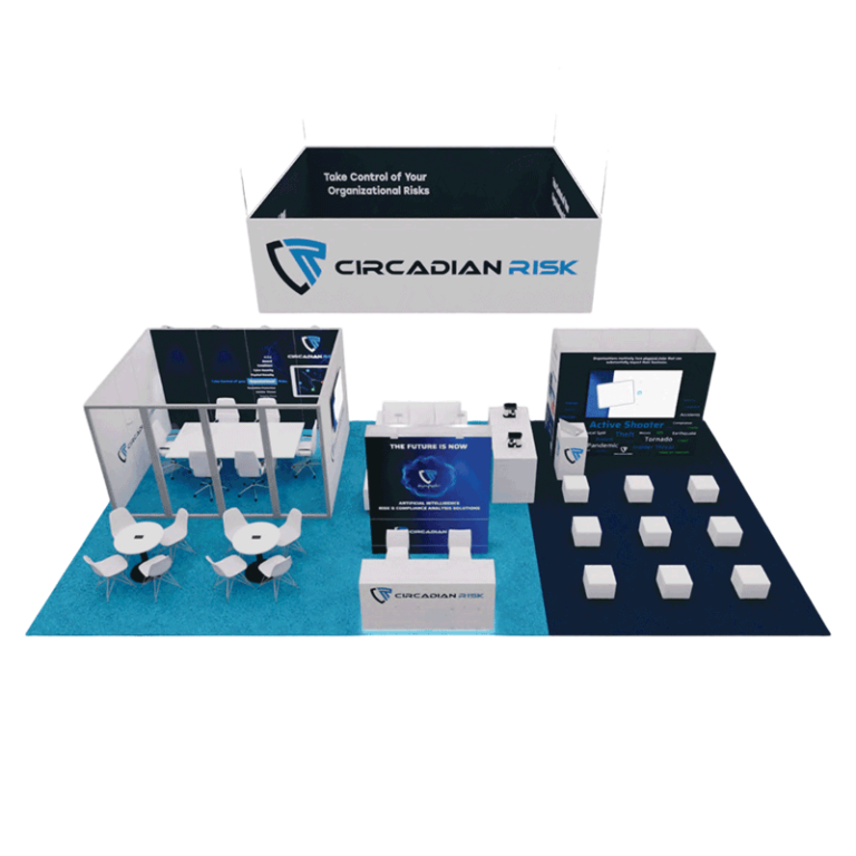 Circadian Risk island booth displays nationwide