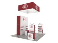 Beer Nuts 20x20 Booth Displays in Atlanta, Orlando